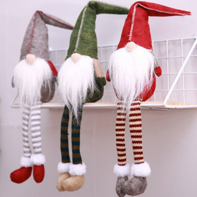 Christmas Santa Claus Tomte Long Leg Gnome Plush Decor – majexic.co.uk