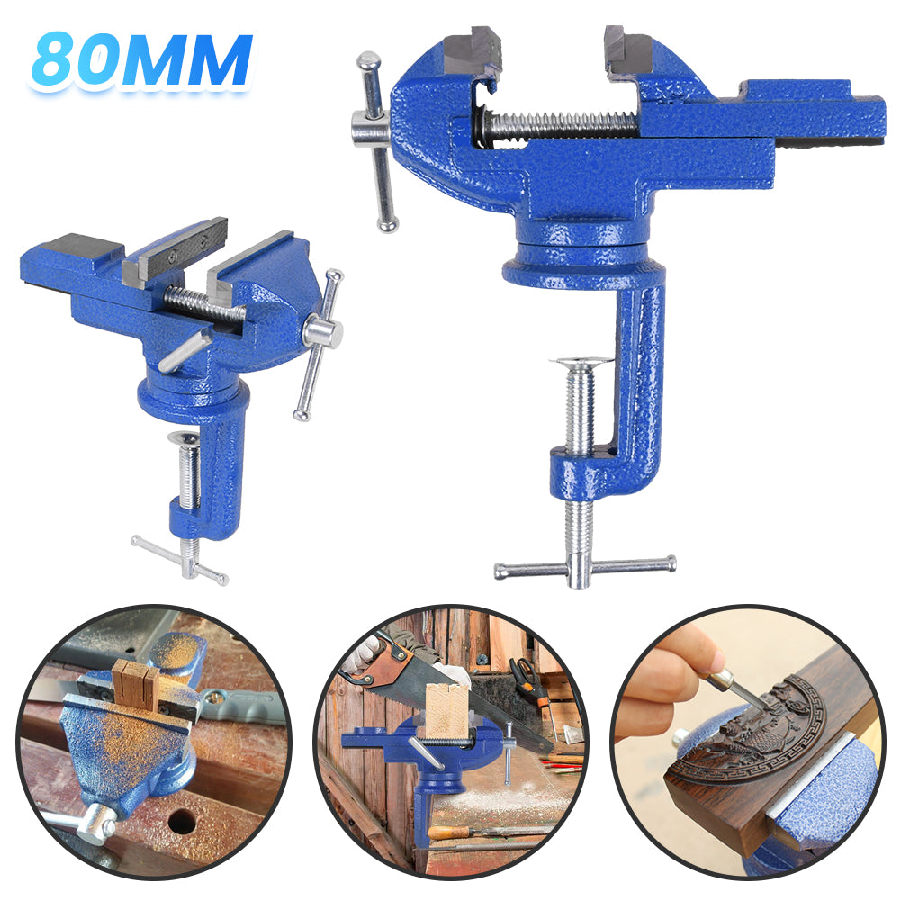 80mm Heavy Duty Engineers Vise Workshop Vice Clamp Jaw Work Bench ...