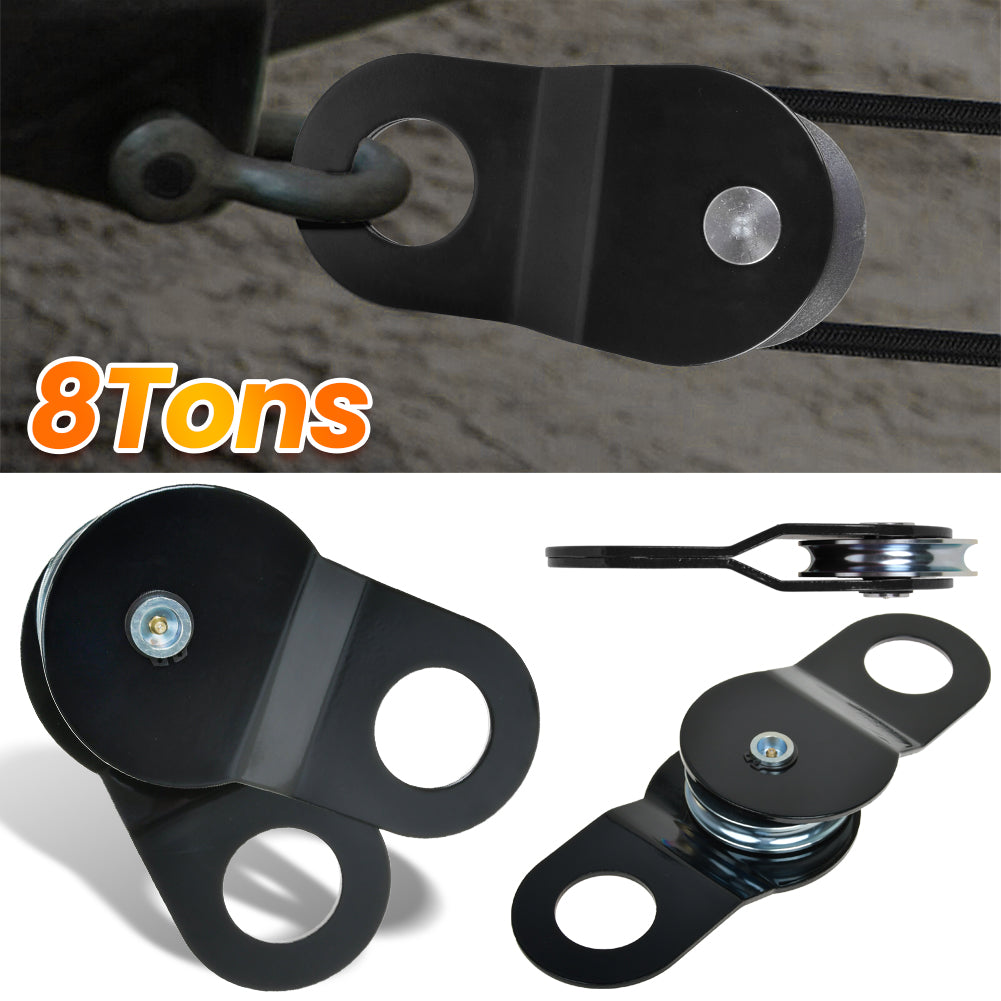 Heavy Duty Recovery Pulley Winch Snatch Block Off Road 4x4 8T – majexic ...