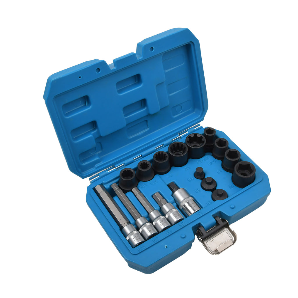 Brake Caliper Socket and Bit Master Set Hex Pentagon Brake Pad Removal ...