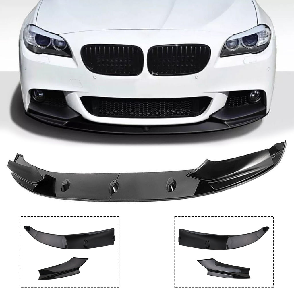 FRONT DIFFUSER SPLITTER LIP SPOILER FOR BMW 5 SERIES – majexic.co.uk