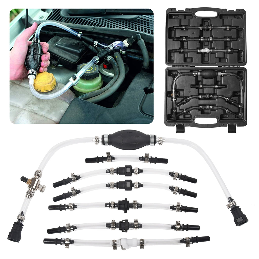 Diesel Engine Fuel Primer Priming & Bleeding Tool Kit in Case – majexic ...