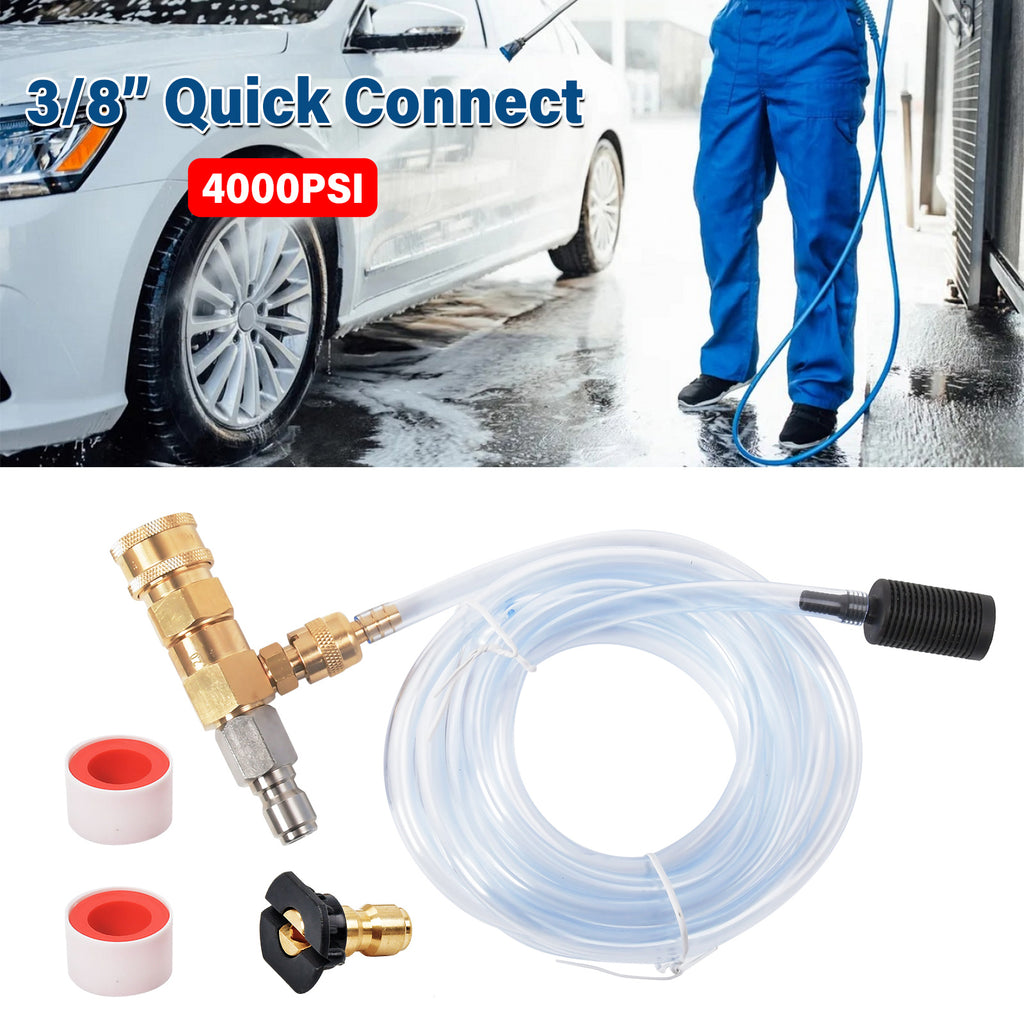 High Pressure Washer Adjustable Soap Chemical Injector Kit – majexic.co.uk