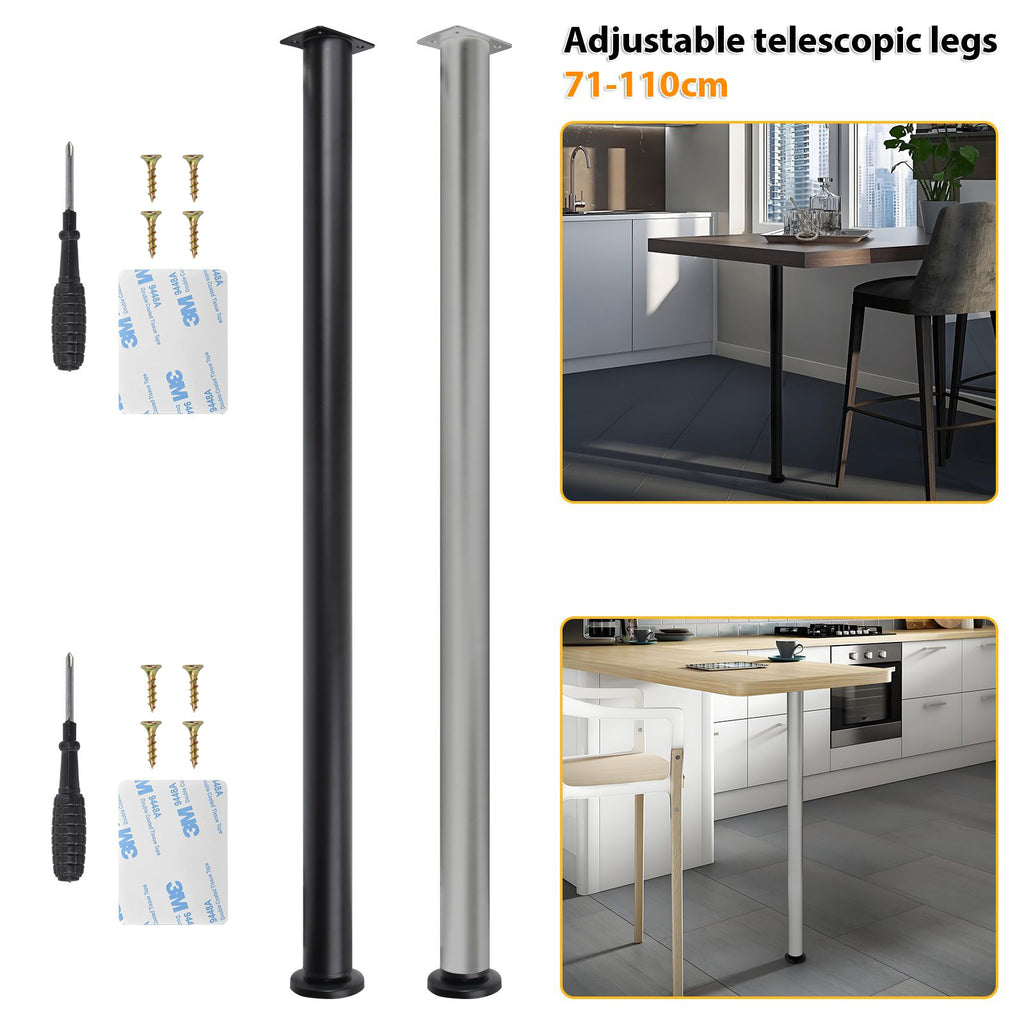 710-1100MM Adjustable Bar Table Leg – majexic.co.uk