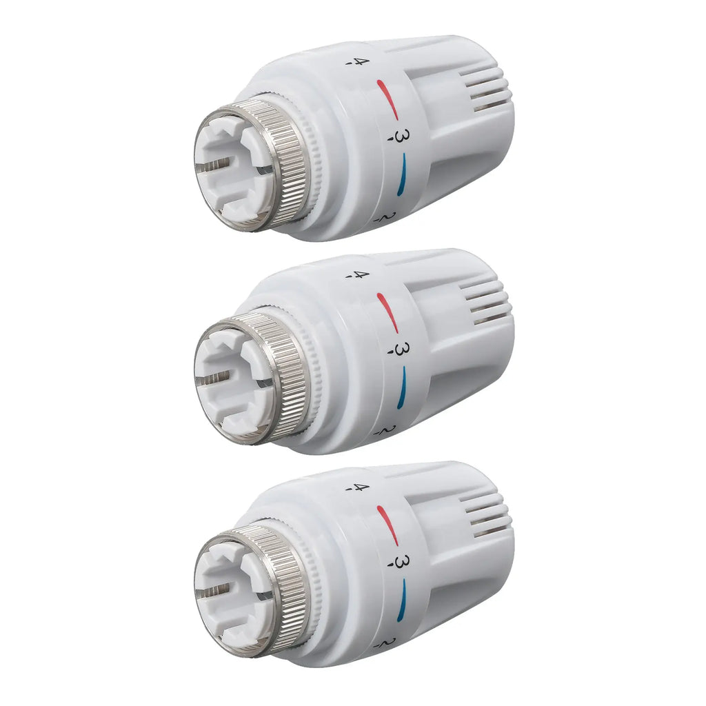 3X Thermostat Head TRV Radiator Thermostatic Heater Control Head ...
